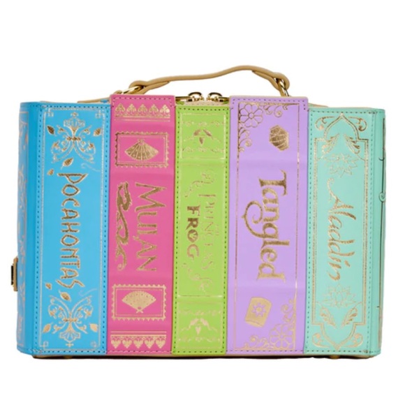Loungefly | Bags | Loungefly Disney Stitch Shoppe Princess Books ...